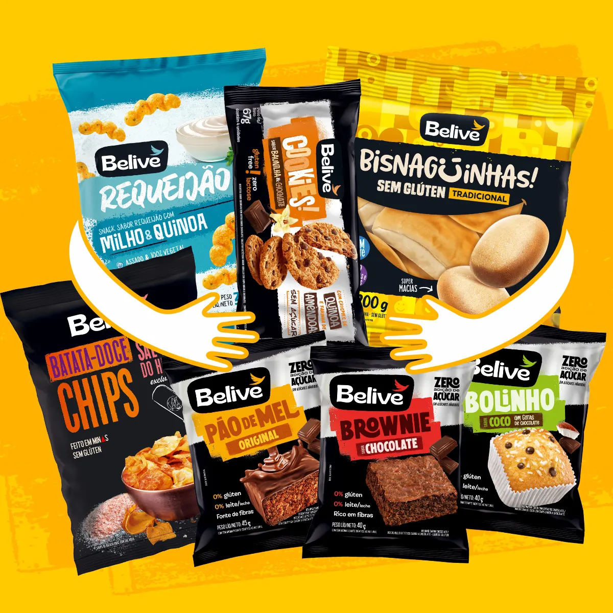 Belive | Produtos sem glúten, sem lactose e sem açúcar 😋